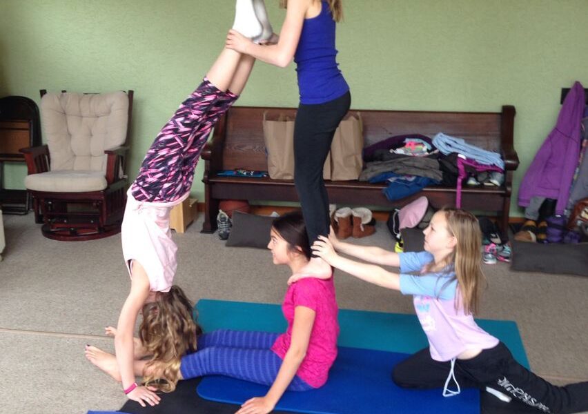 4 Person Yoga Poses for Beginners